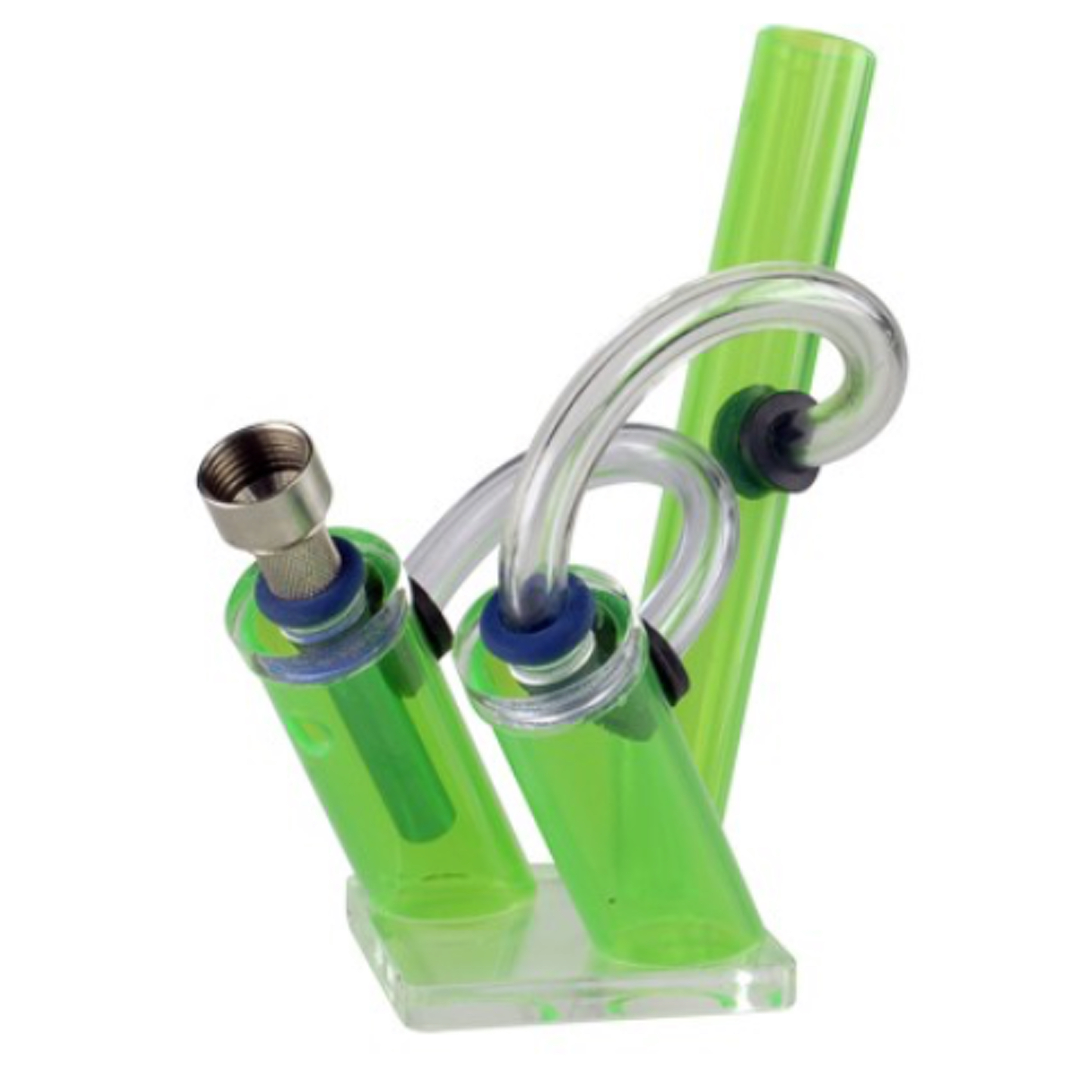 Double Barrel Acrylic Pipe - Little Head Shop