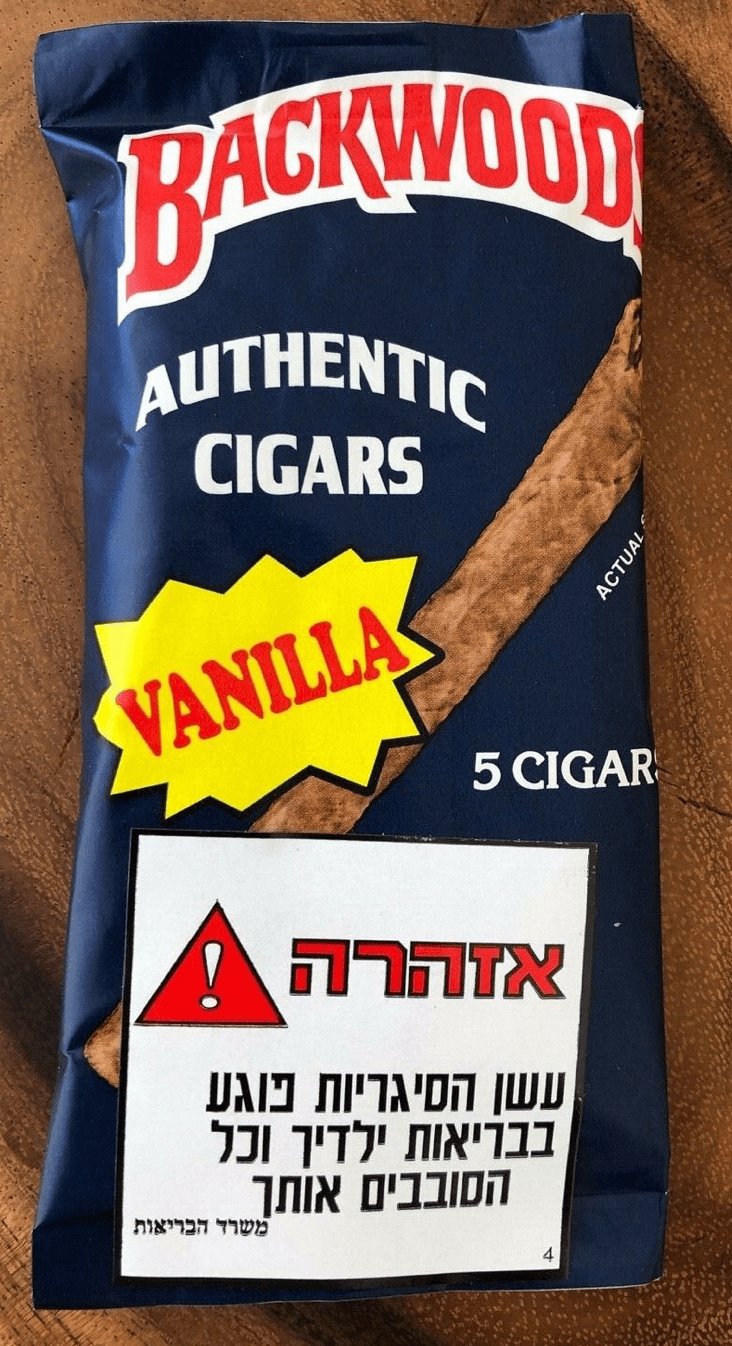 Backwoods Cigars 5 Pack - Vanilla - Little Head Shop