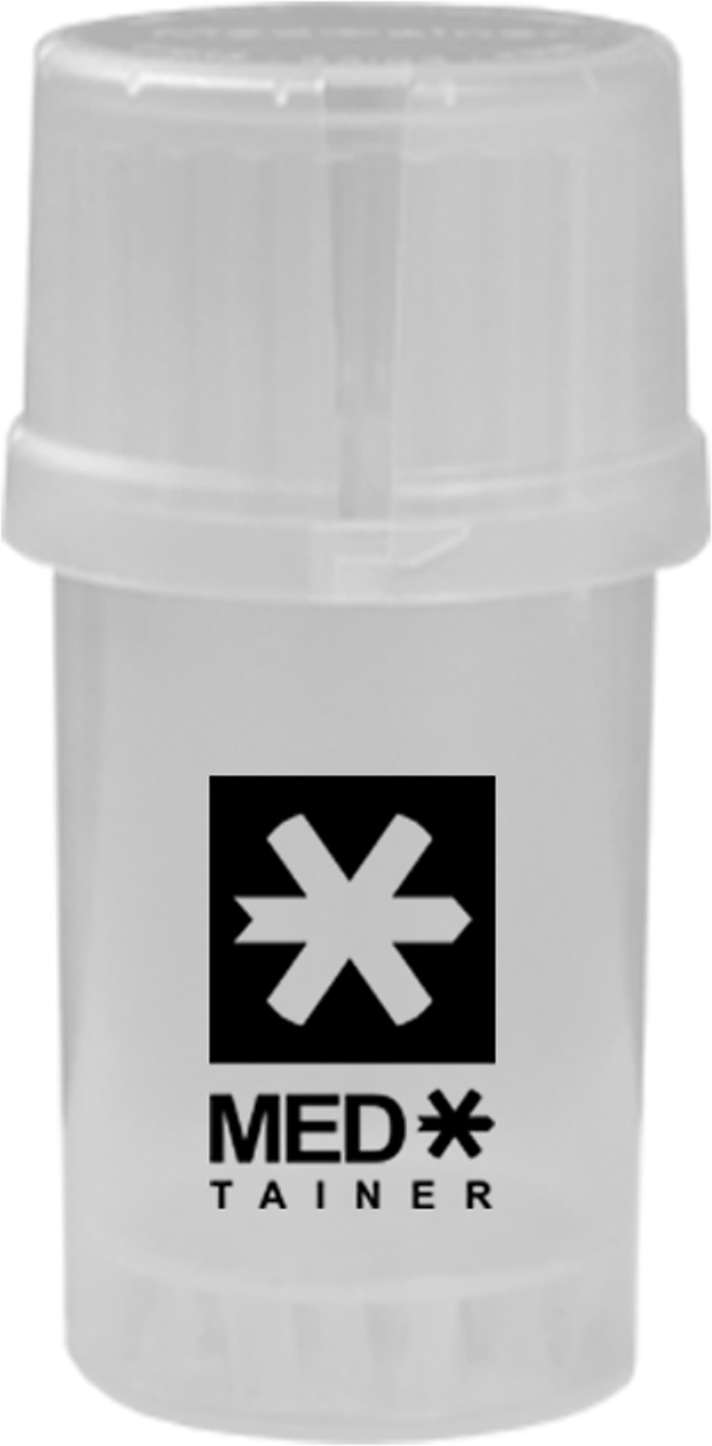 Medtainer Medx - Clear W/Black Logo - Little Head Shop